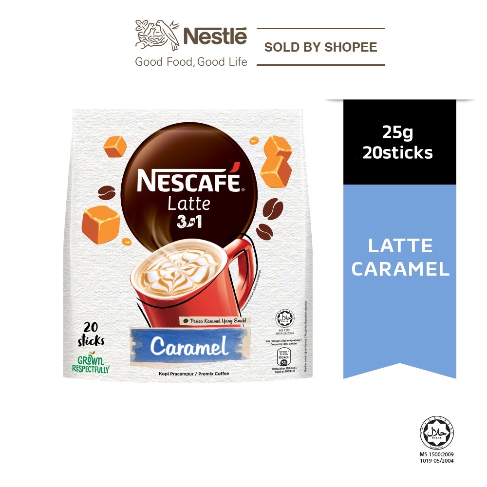 NESCAFÉ Latte Caramel 3in1 - BBD 30.11.2024 | Shopee Philippines