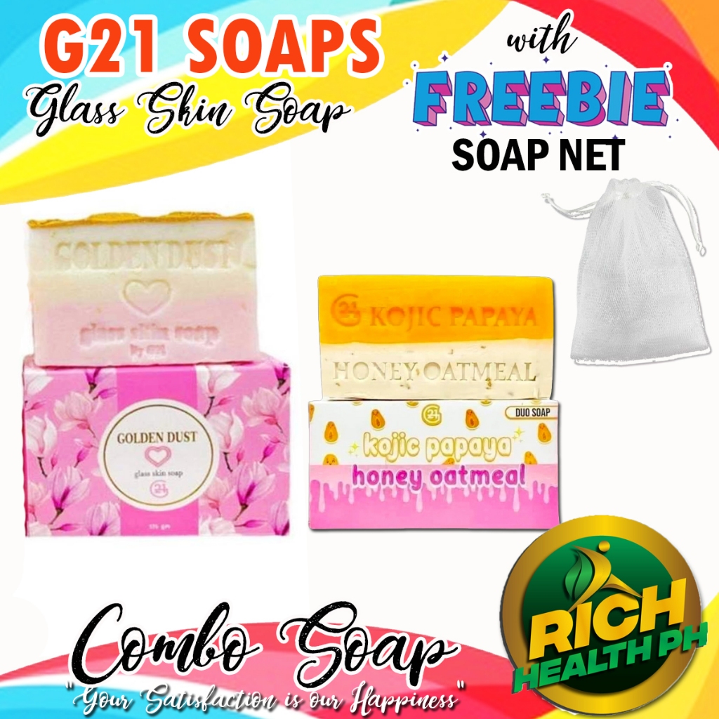 G21 Golden Dust Soap and Duo Soap (Choose, Combo, Duo Soap, Golden Dust ...