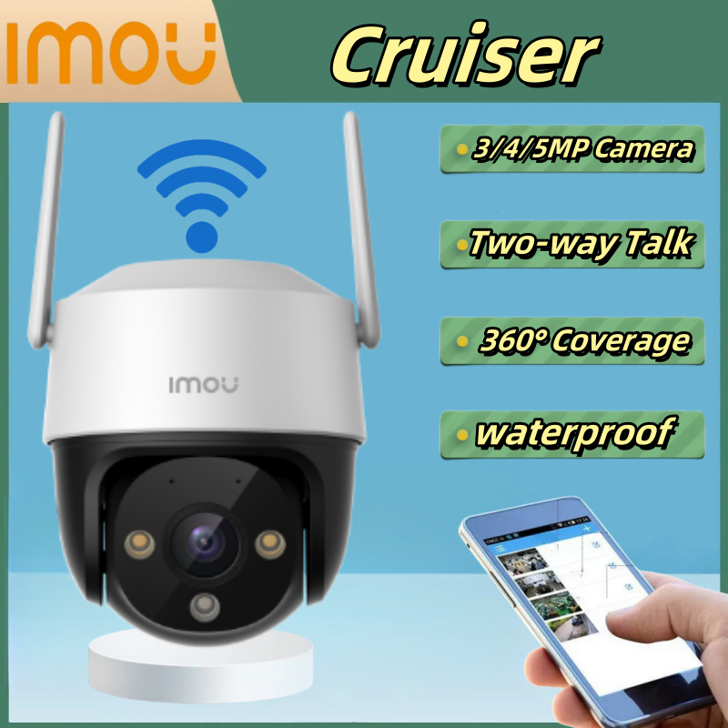 IMOU Cruiser 3/5MP Wi-Fi P&T Camera Two-way Talk camera full color ...