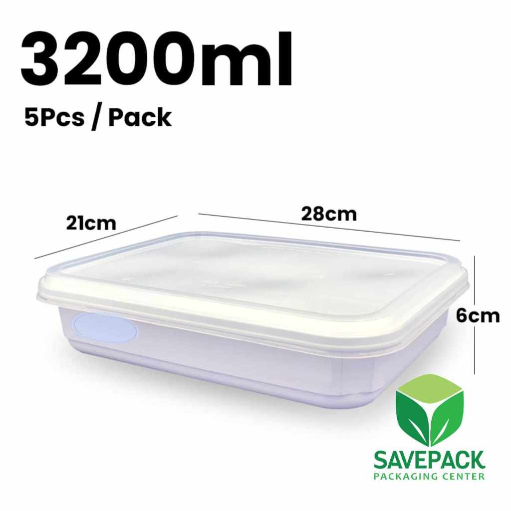 TRIGEM RE-3200ml Rectangle Micro Container [5PCS] | Shopee Philippines
