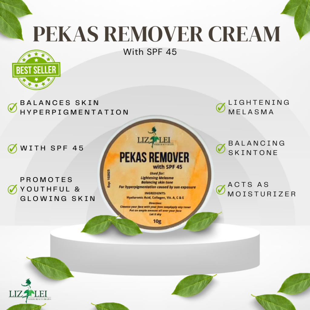 PEKAS REMOVER 10g with SPF 45 "Pekas Fade Cream: Advanced Dark Spot ...