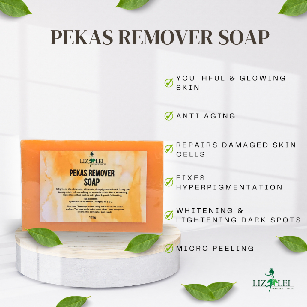 Pekas Remover Soap, for Melasma, Anti Aging, Freckles whitening bar ...