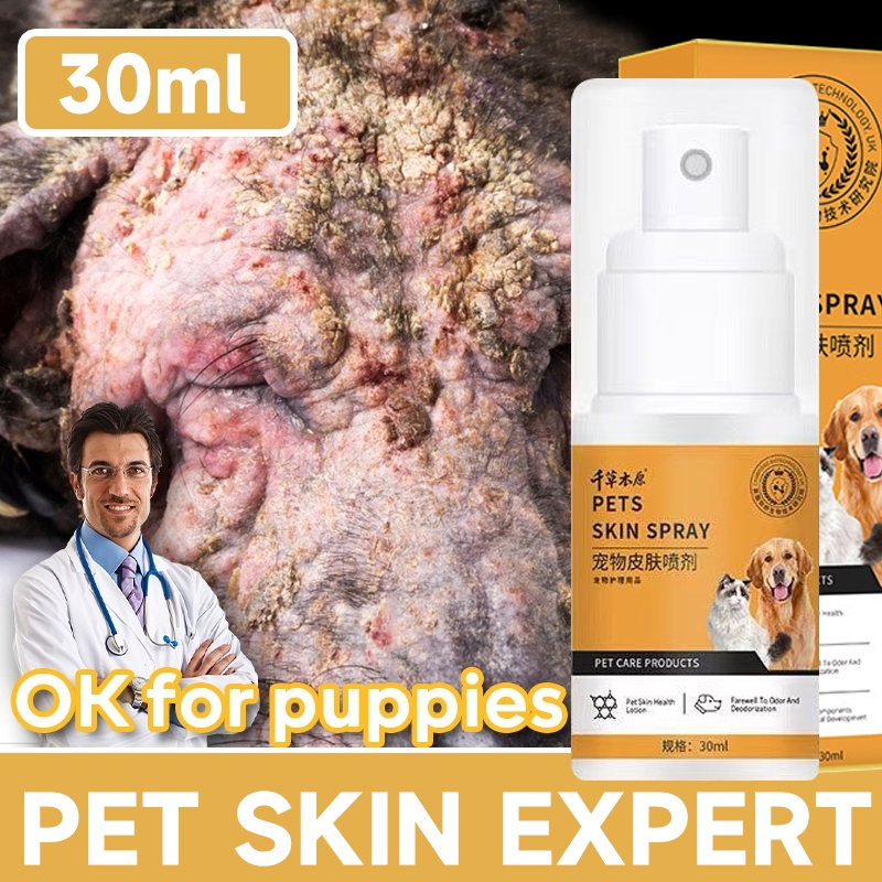 Pet Skin Treatment For Dogs Pet Anti Fungal Spray Cat Skin Disease ...