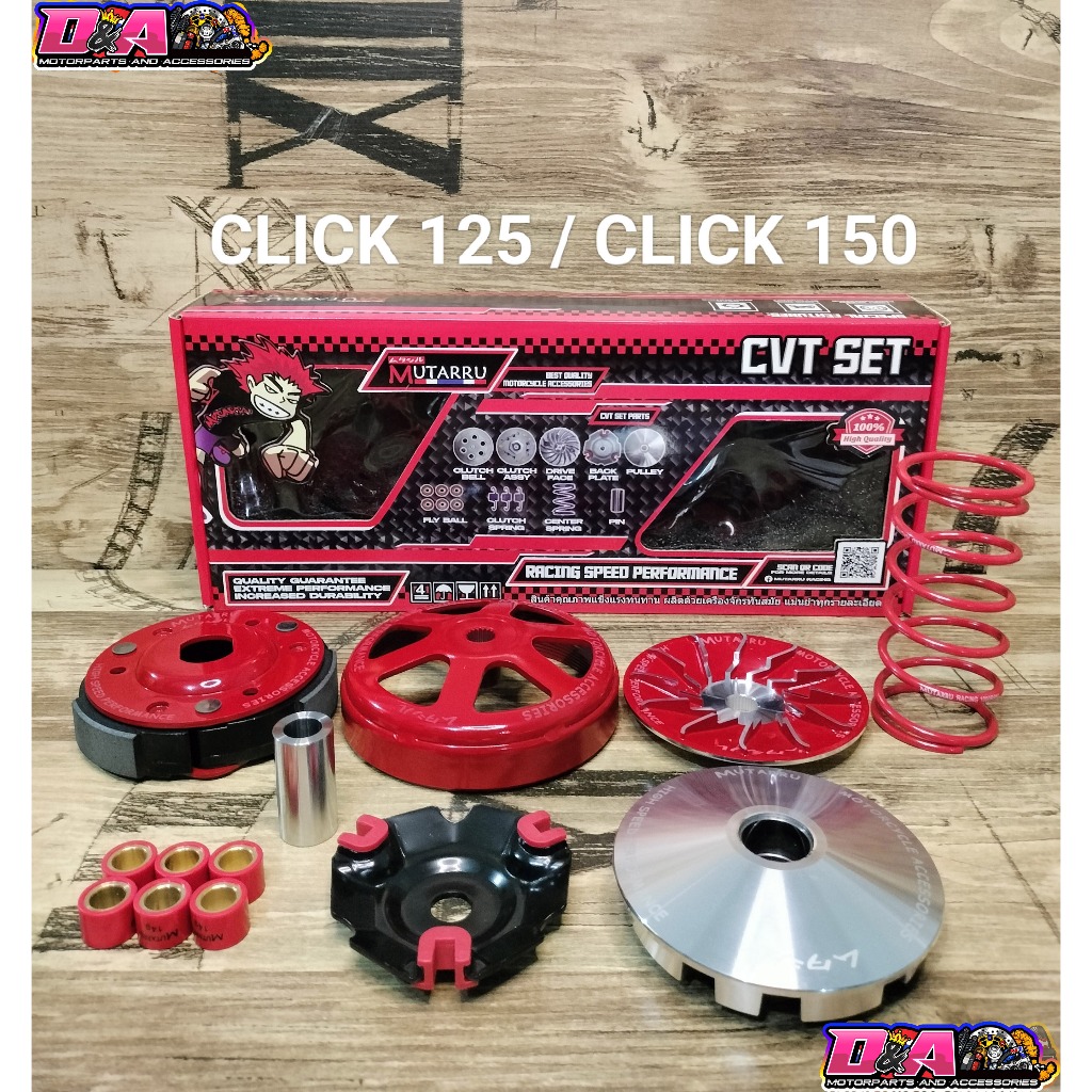MUTARRU CVT Set For Click 125 i / Click 150i Thailand Made | Shopee ...