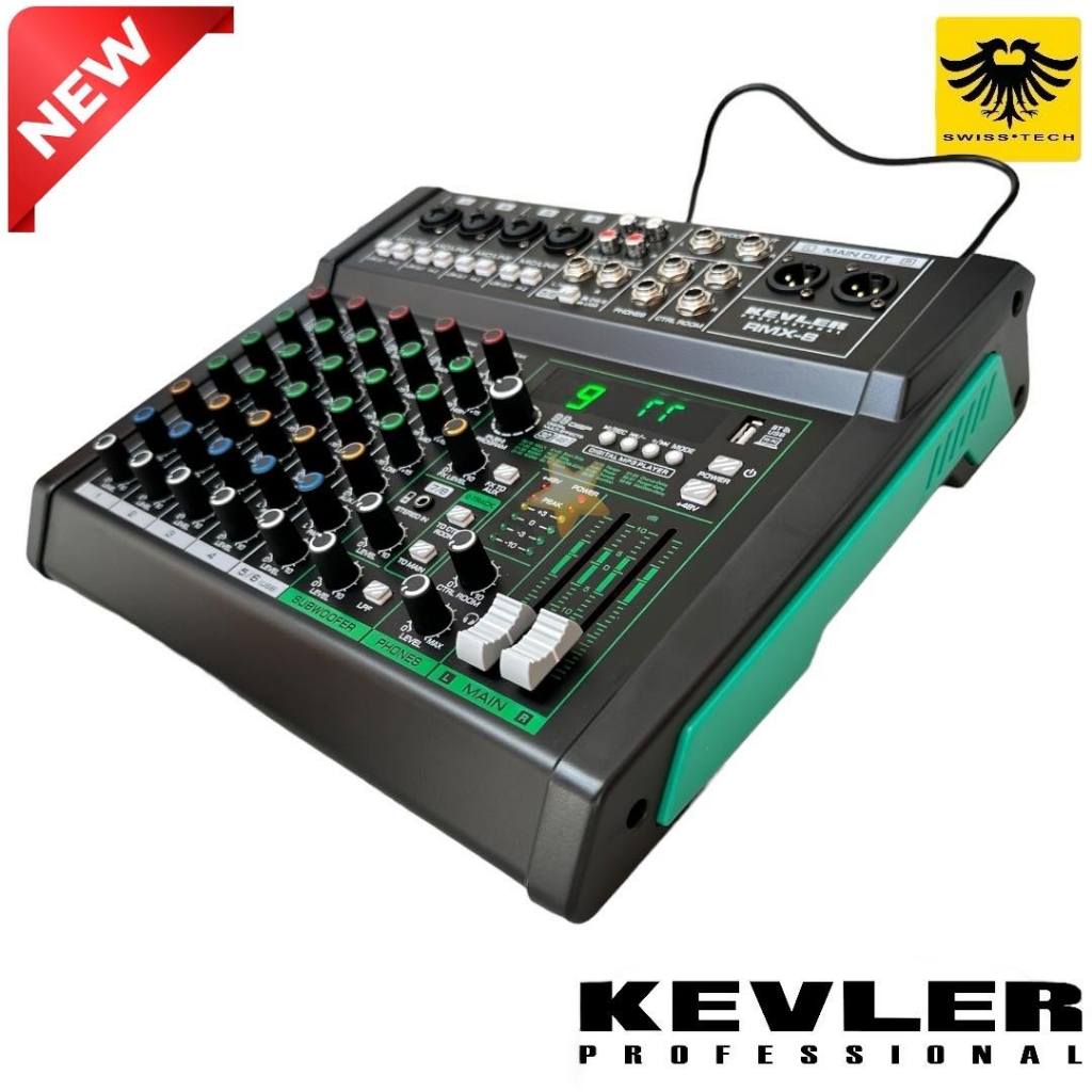 Kevler Professional RMX - 8 8 Channel Compact Mixer with subwoofer out ...
