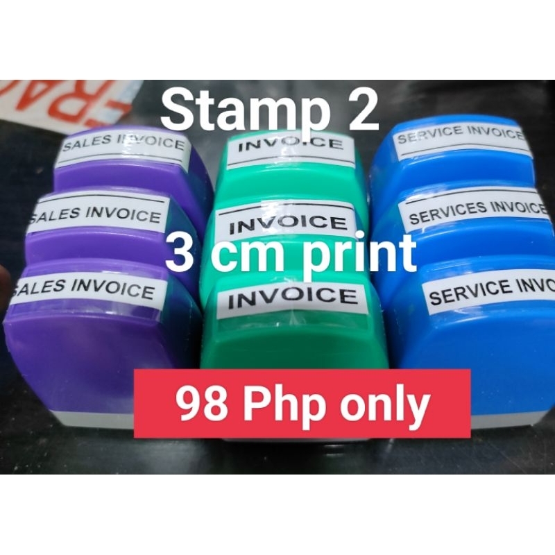 SERVICE INVOICE SALES INVOICE VAT DELIVERY CASH INVOICE SELF INKING ...