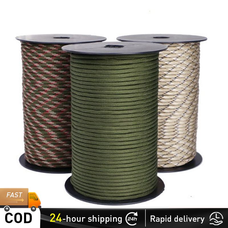 Paracord Rope 100M 550 Military Camping Rope 9 Strand Core 4mm ...