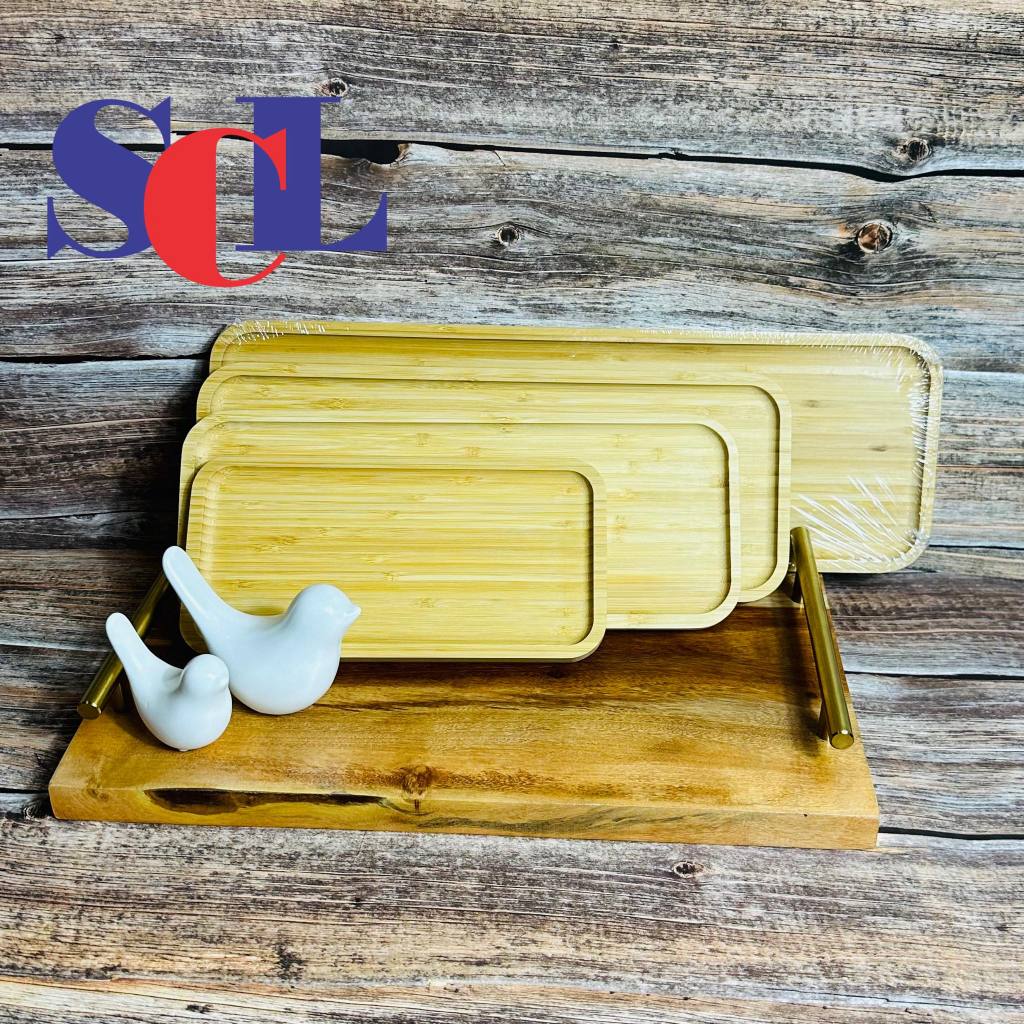 FINE BAMBOO FRUIT TRAY SLIM RECTANGLE SHAPE | Shopee Philippines