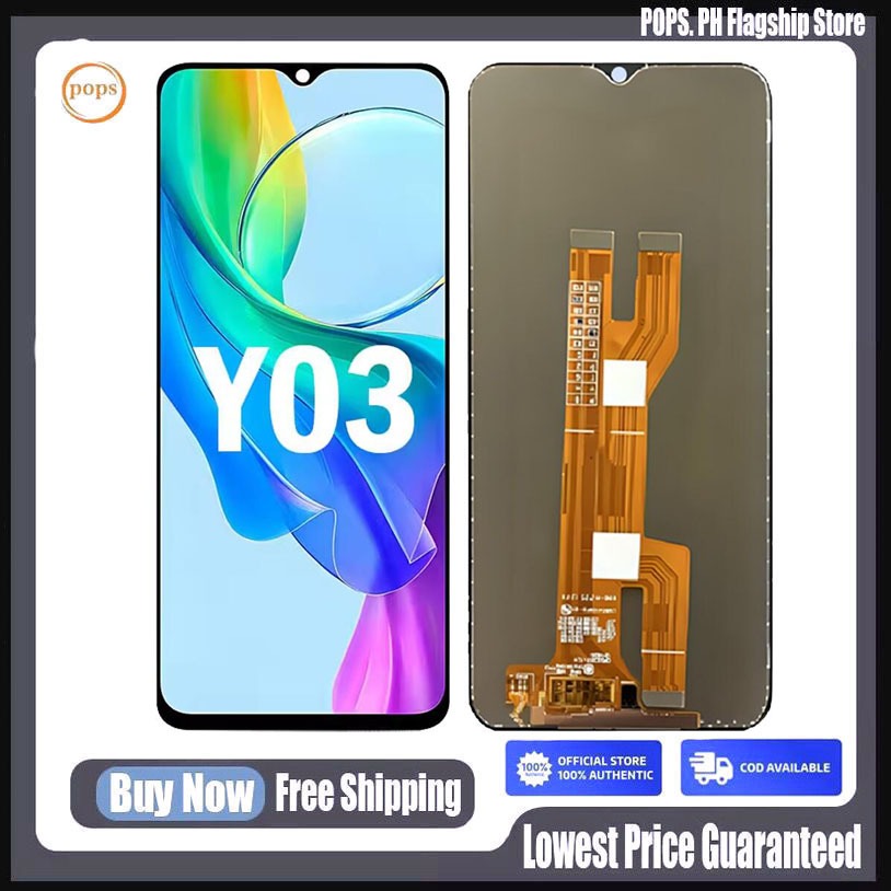 Vivo LCD Vivo Y03 LCD Digital Touch Screen Display Frame Assembly for Replacement | Shopee ...