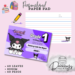 Personalized Pad Paper for Grade School | intermediate Pad | Daenerys ...