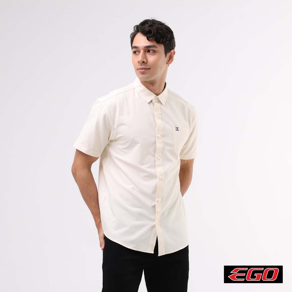 Ego Woven Oxford Polo Short Sleeves EMT04-0802 | Shopee Philippines