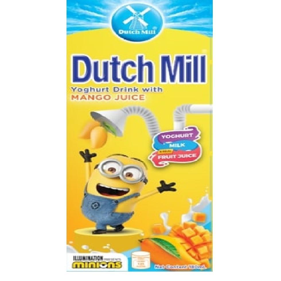 Dutch Mill Yoghurt Drink Mango 180ml | Shopee Philippines