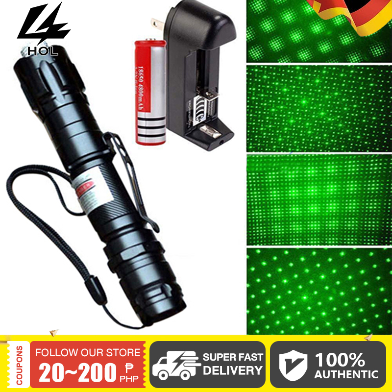 High power green lasers adjustable focus burning green laser pointer ...