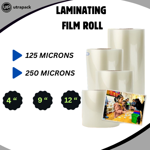 Laminating Film Roll 9 inches | 12 inches | 4 inches (125 | 250 microns ...