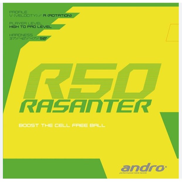 Andro Rasanter R50 Rubber original table tennis rubber pingpong rubber ...