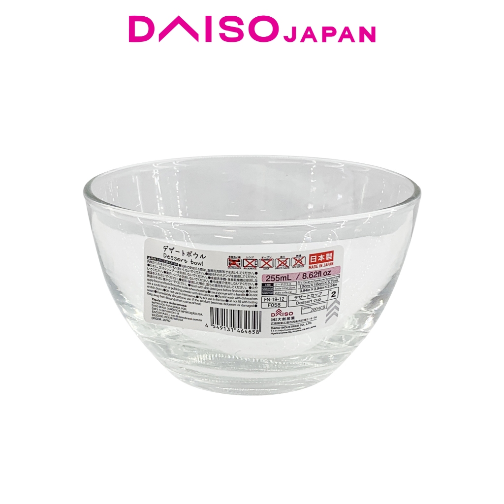 Daiso Dessert Glass Bowl (255ml) | Shopee Philippines