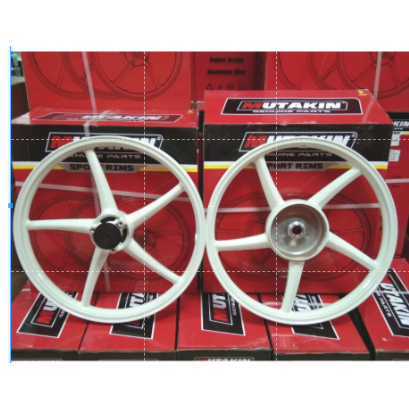 MUTAKIN 522 Mags For Yamaha NVX155 AEROX V1 V2 Front Disc Rear Brake 3 ...