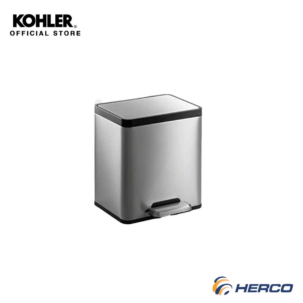 Kohler Step Stainless Steel Trash Can 10Liter | Shopee Philippines