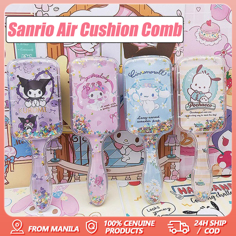 Sanrio Plastic Folding Hair Comb Cartoon Hair Brush Kuromi Cinnamoroll ...