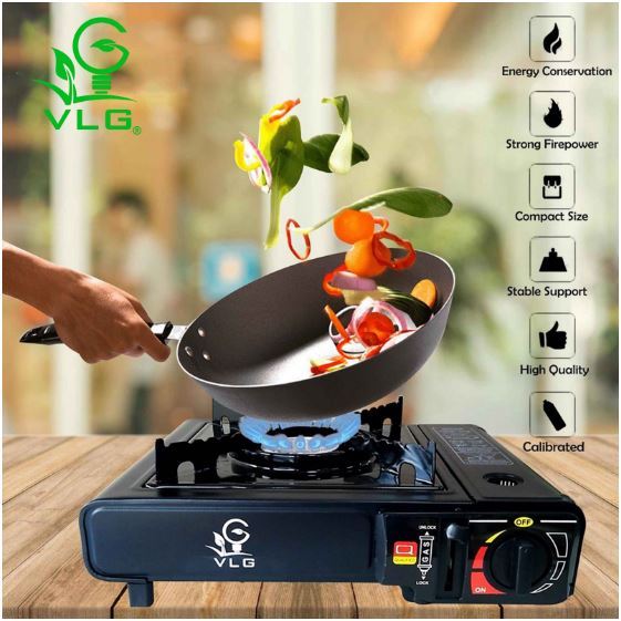 VGL PS 101C Portable Indoor/Outdoor Butane Gas Stove (Butane Capable ...