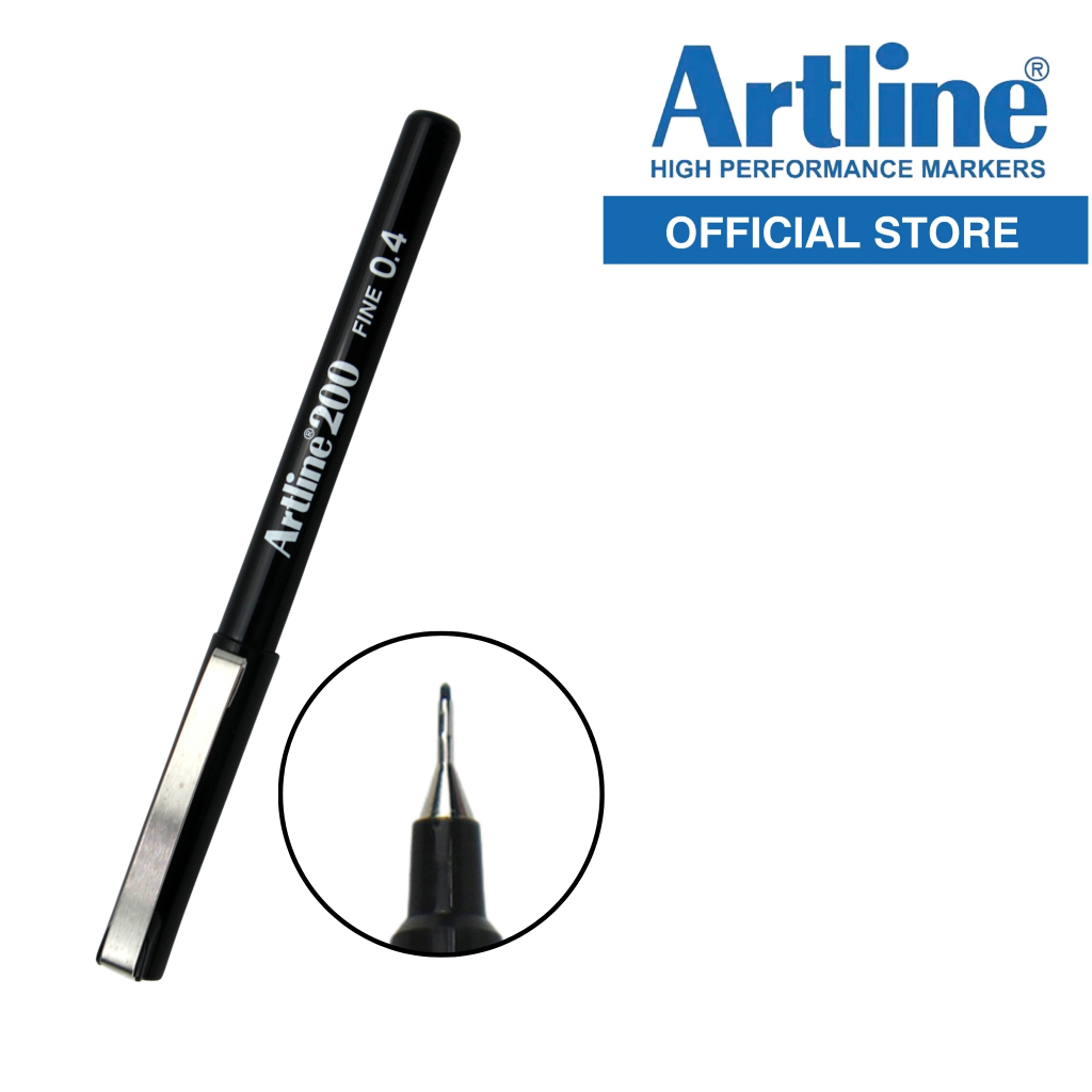 ARTLINE Sign Pen | 0.4mm | EK200N | Shopee Philippines
