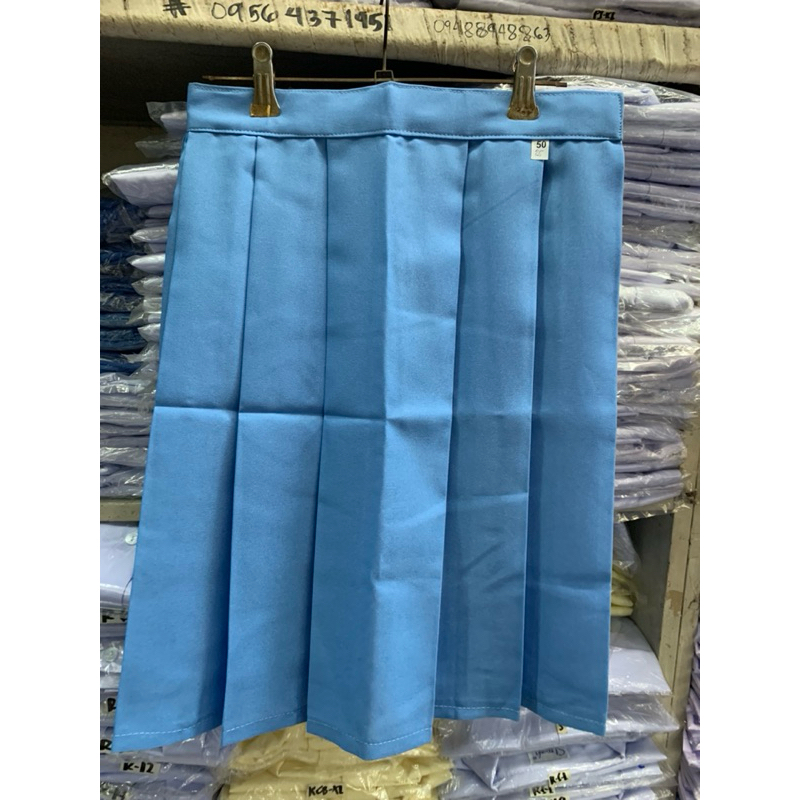 SCHOOL UNIFORM SKY BLUE SKIRT KATRINA | Shopee Philippines