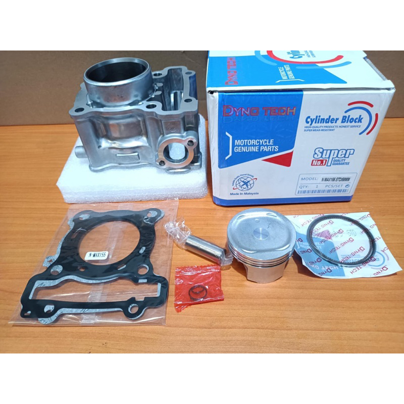 DYNOTECH RACING POWER CYNLIDER BLOCK SET FOR NMAX V1/AEROX V1 STANDARD ...