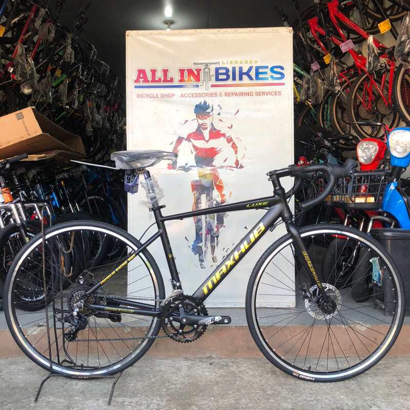 Maxhub Luxe Road Bikes 2*8Speed STI 700c With Freebies | Shopee Philippines