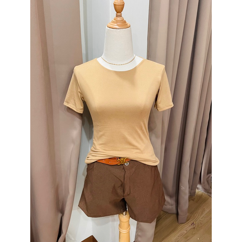 Round Seamless Top Double lining (S-XL) | Shopee Philippines