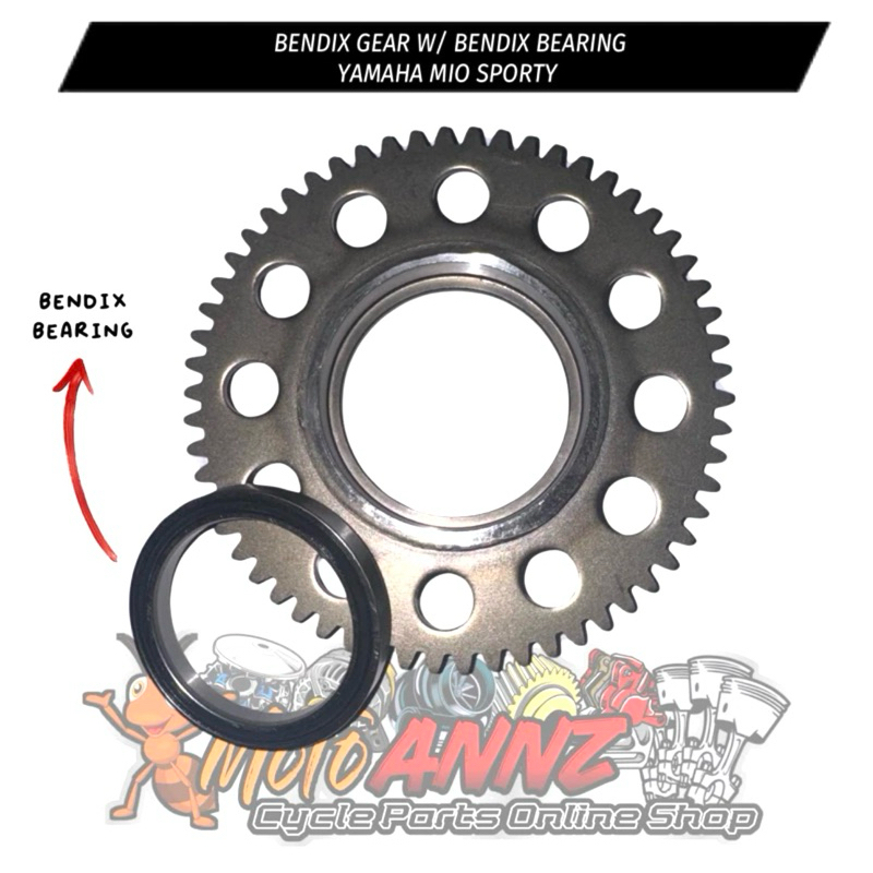 BENDIX GEAR ONLY WITH BEARING YAMAHA MIO SPORTY/SOUL/AMORE NOUVO ...