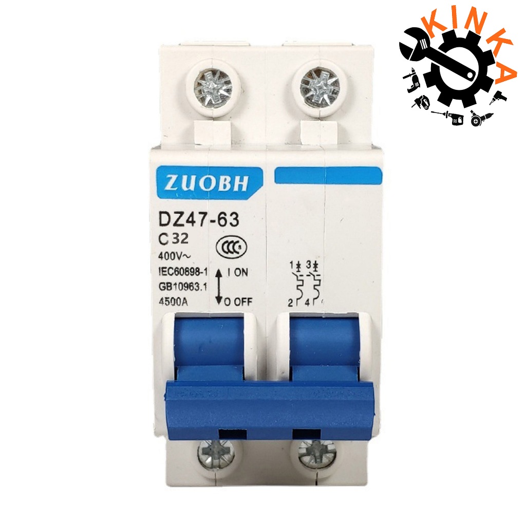 AC DC Miniature Circuit Breaker 10A - 63A, 1-pole 2-pole AC Breaker DC ...