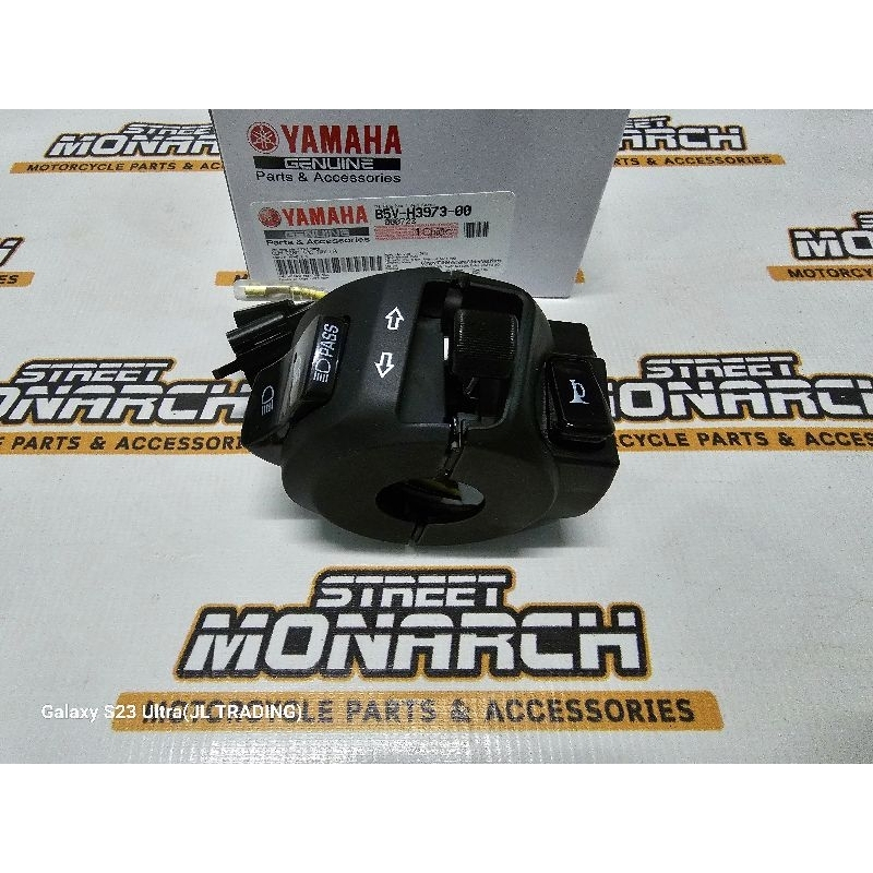 YAMAHA GENUINE HANDLE SWITCH 3 ASSY LEFT(TURN SIGNAL/HI-LOW/HORN SWITCH ...