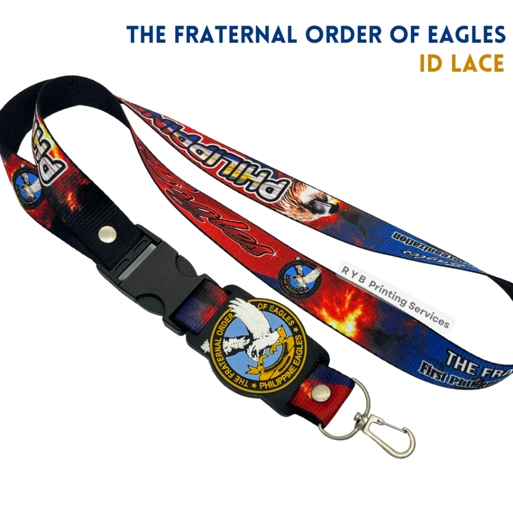 TFOE The Fraternal Order of Eagles Eagle Kuya Ate ID Lace Lanyard Lan ...