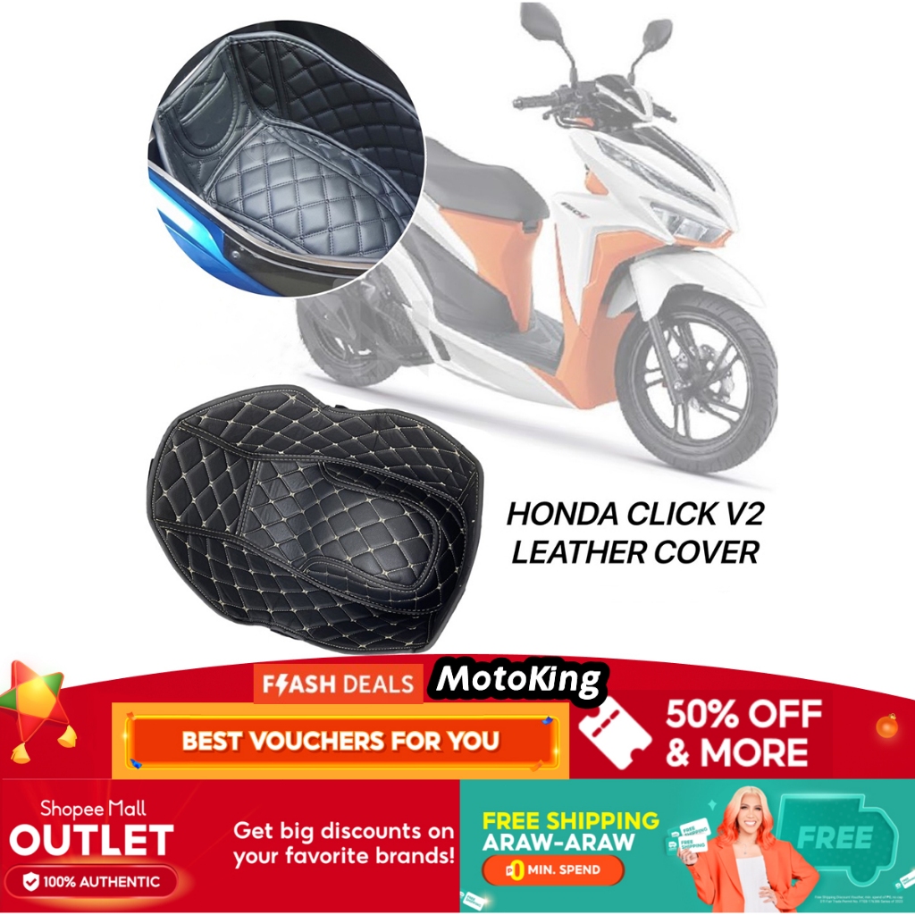 Honda Click 125i 150i V2 UBox Leather Cover Seat Cover High Quality U ...
