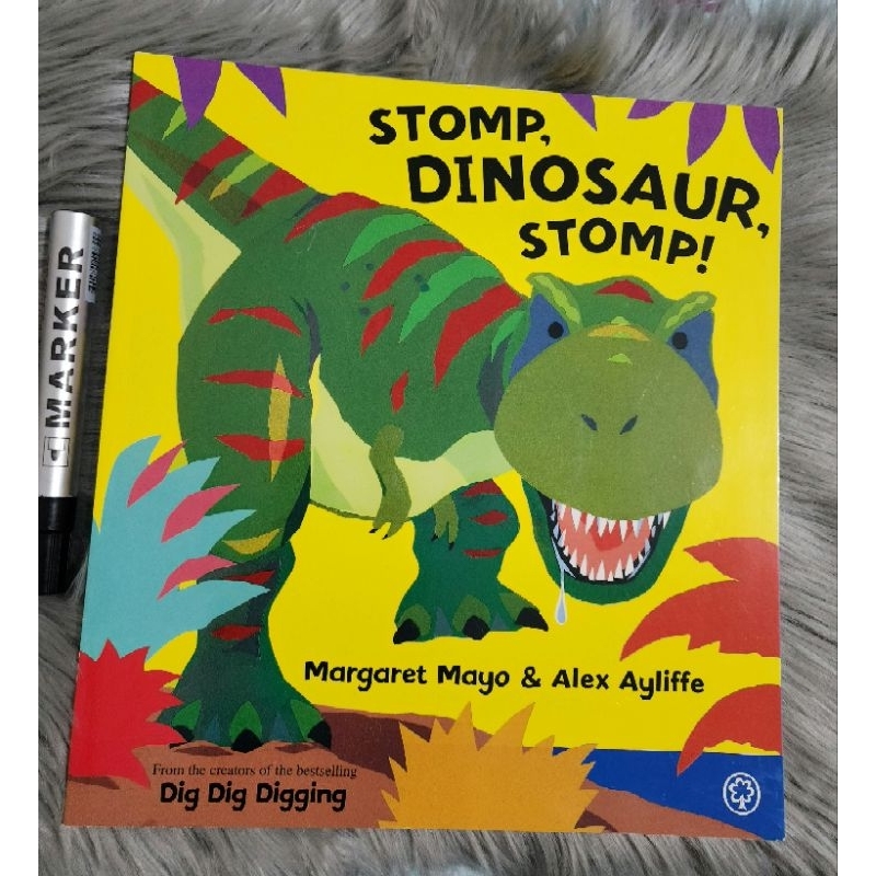Stomp Dinosaur Stomp Pictureflap Storybook (Preloved-VGC) | Shopee ...