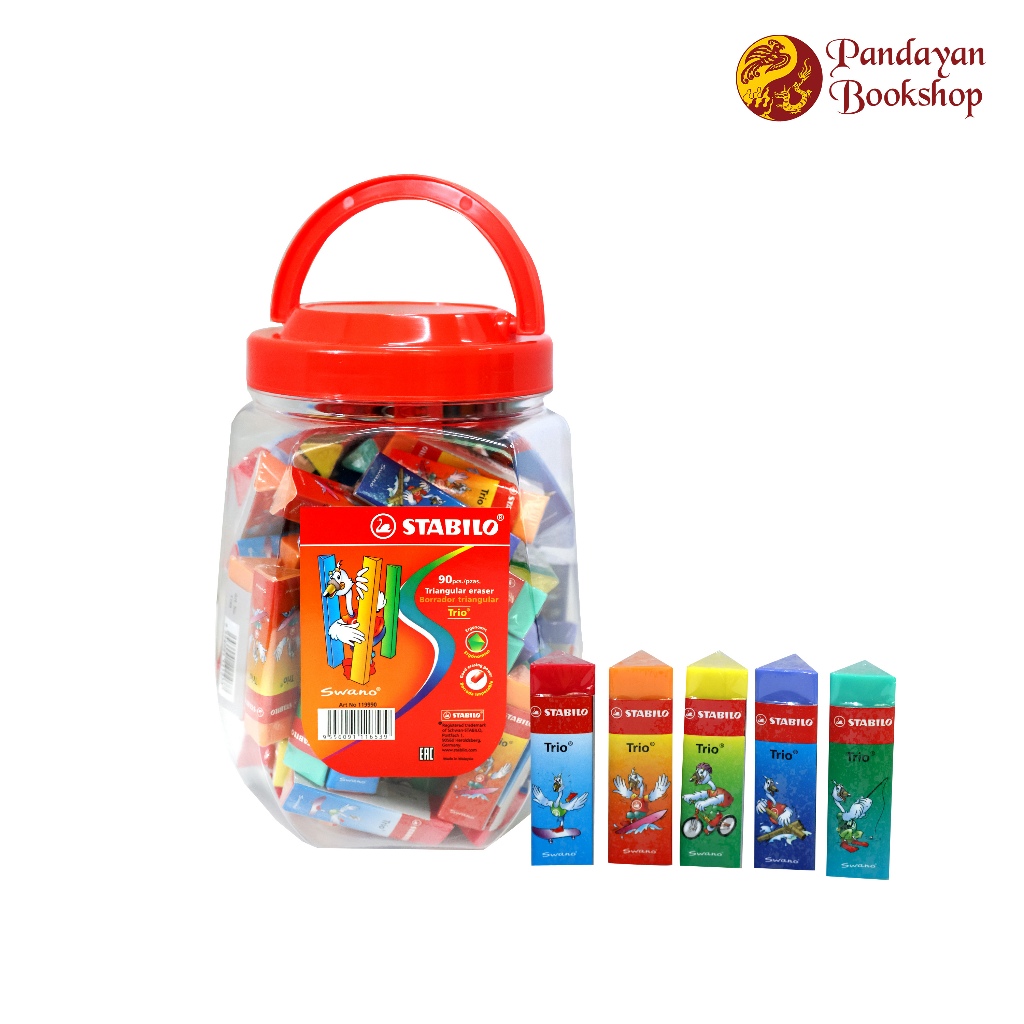 Stabilo Swano Trio Triangular Eraser 6cm | Shopee Philippines