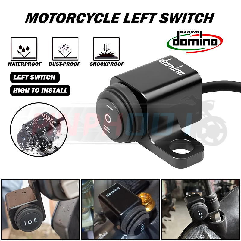 Domino Driving Light Left Switch Left Mirror Mount 3 Way Hazard Fog ...