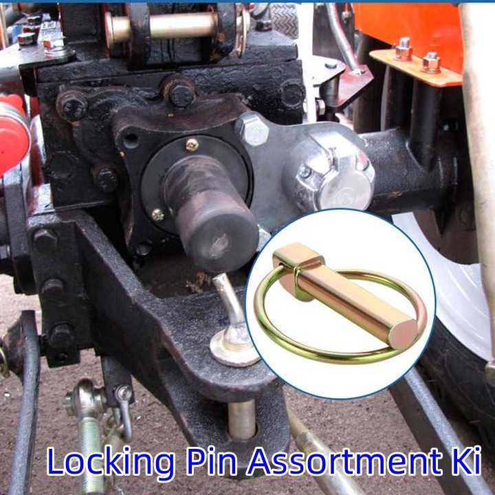 50pcs Agricultural Tractor Hanging Pin Locking Pin Kit Safety Insurance Pin FOR M4.5/M6/M8/M11 ...
