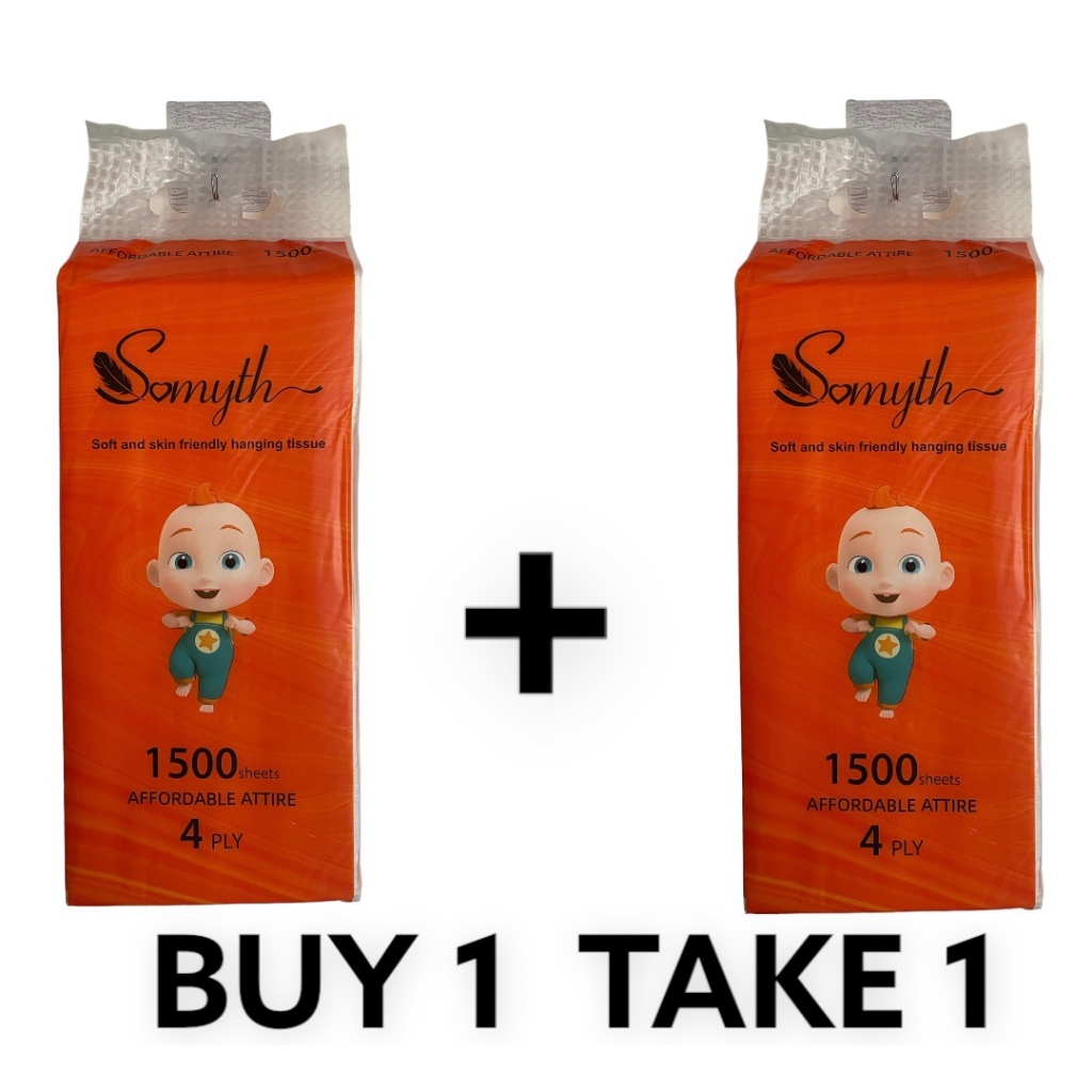 New Somyth Hanging Tissue 1500 sheets 4ply | Shopee Philippines