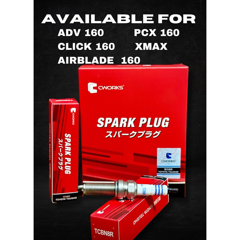 TCBN8R CWORKS TOYOT4 TSUSHO MOTORCYCLE SPARK PLUG | Shopee Philippines