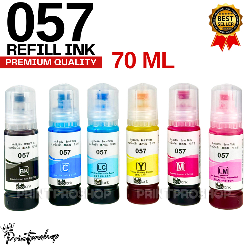 057 Refill Ink Compatible for EcoTank L8050 L18050 | Shopee Philippines