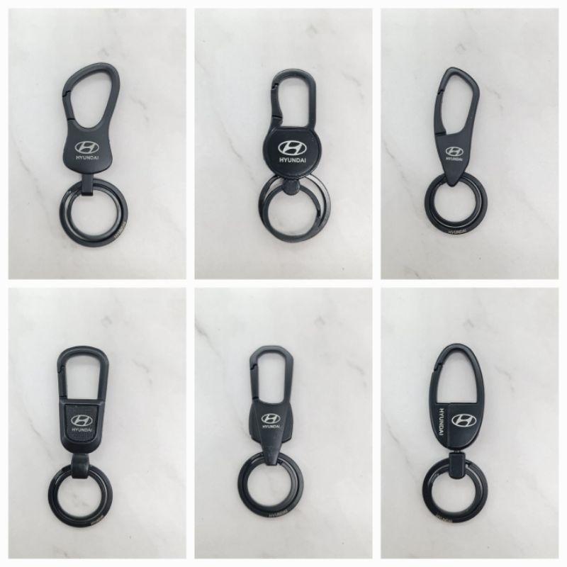 Hyundai Car logo metal keyholder keychain | Shopee Philippines