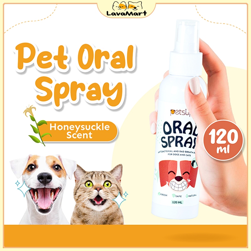 Petsup Dog Oral Spray Pet Oral Deodorant Spray Cat Mouth Spray Cat Dog ...