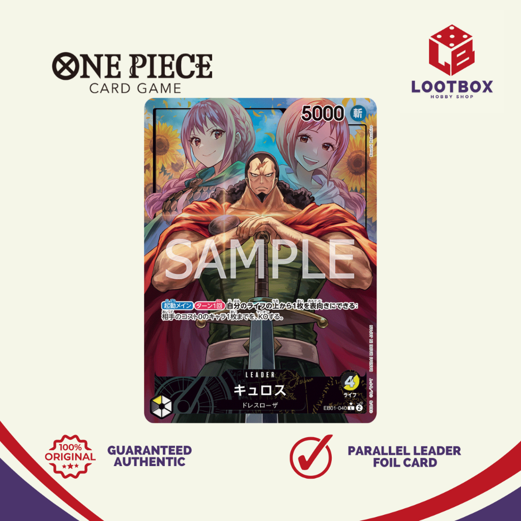 One Piece Card Game: EB01-040 Kyros (Parallel Leader) - EB01 Memorial Collection | Shopee ...