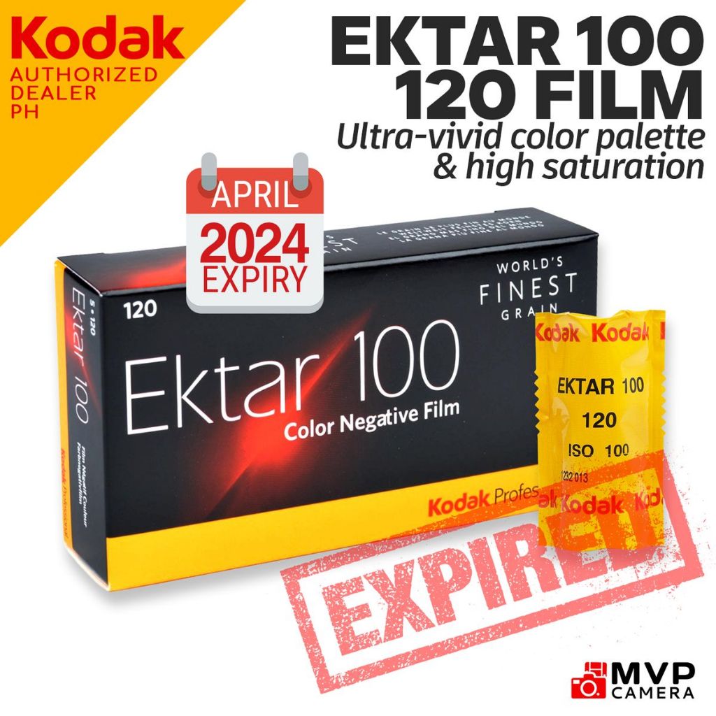 KODAK EKTAR 100 Professional 120 Color Expired Negative Film C41 ...