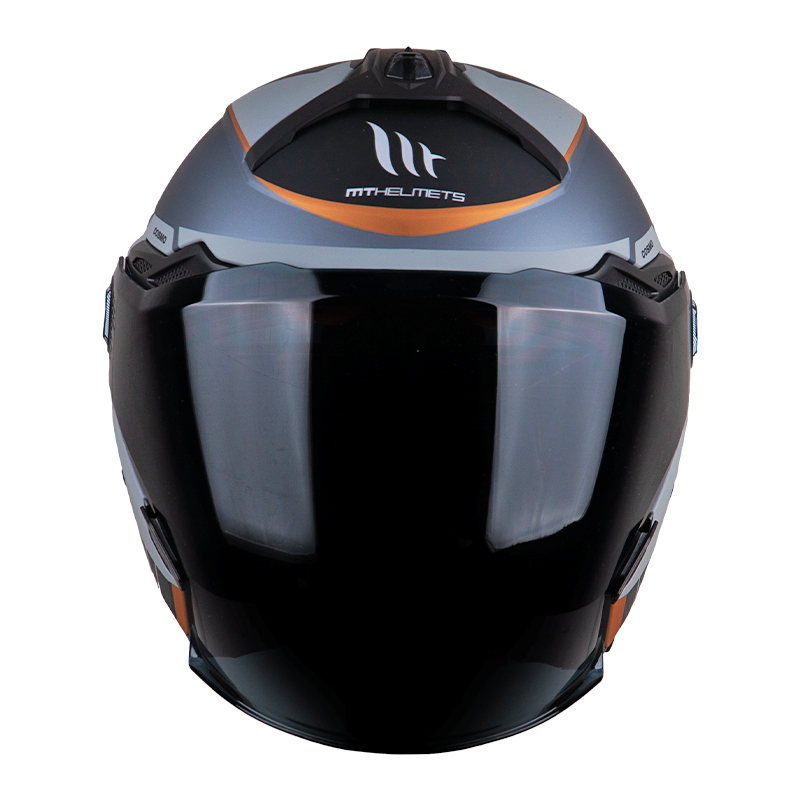 MT Cosmo SV GD - CRUISER Dual Visor Open Face Helmet (FREE CLEAR VISOR ...