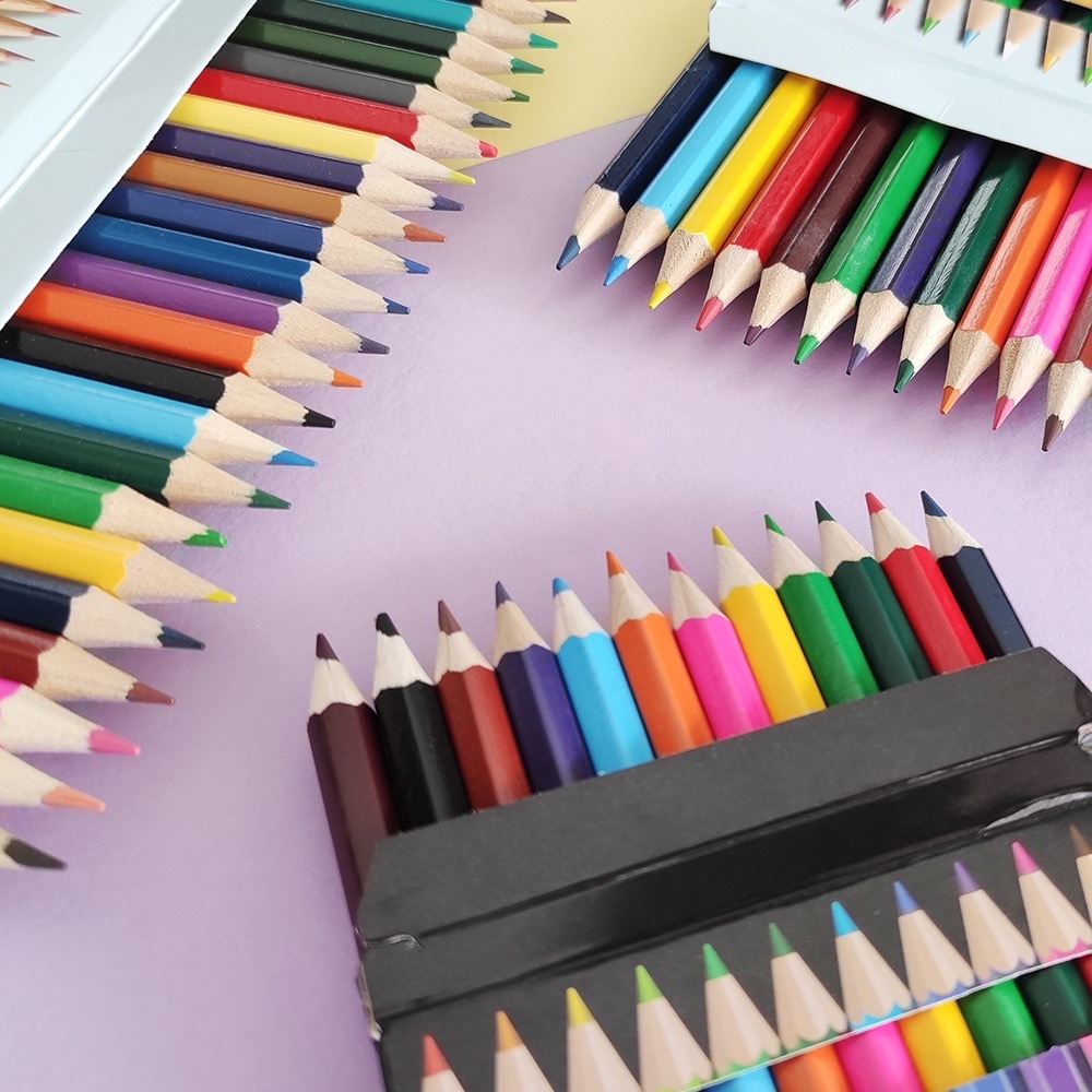 12 Color color pencil for students to draw sketch cartoon color pencil ...