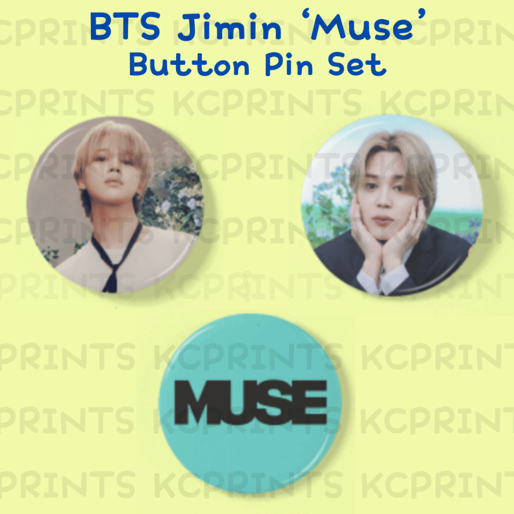 Bangtan Jimin Muse Button Pin Set Fanmade Can Badge | Shopee Philippines