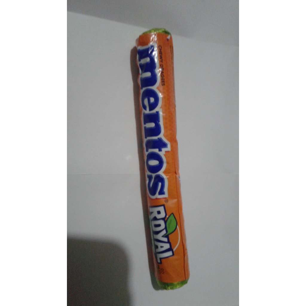 MENTOS 1 ONE PIECE TUBE LONG CANDY ROYAL ORANGE FLAVOR COLA KIDS FOOD ...