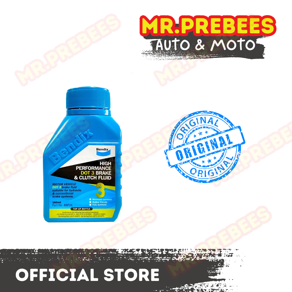 Bendix Brake Fluid DOT 3 - High Performance (160ML ~ 280ML) | Shopee ...